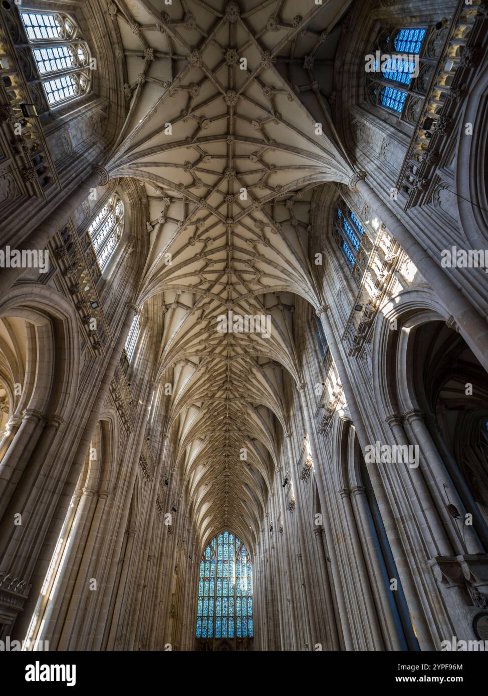 Sunlight and Windows, William of Wykeham’s remodelled Gothic Nave, the ...