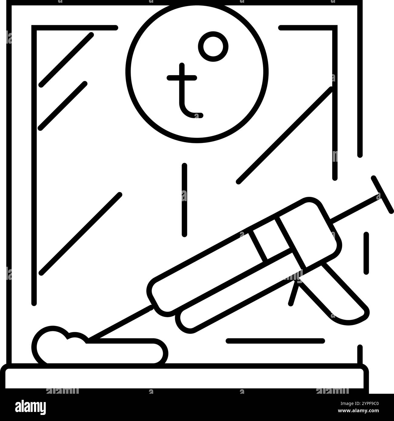 attic insulation home maintenance line icon vector illustration Stock ...