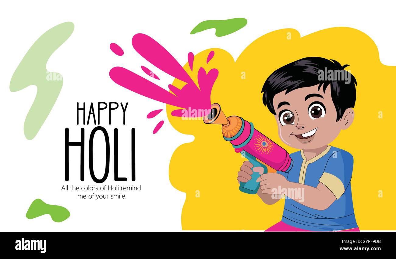 Holi pichkari water guns hi-res stock photography and images - Alamy