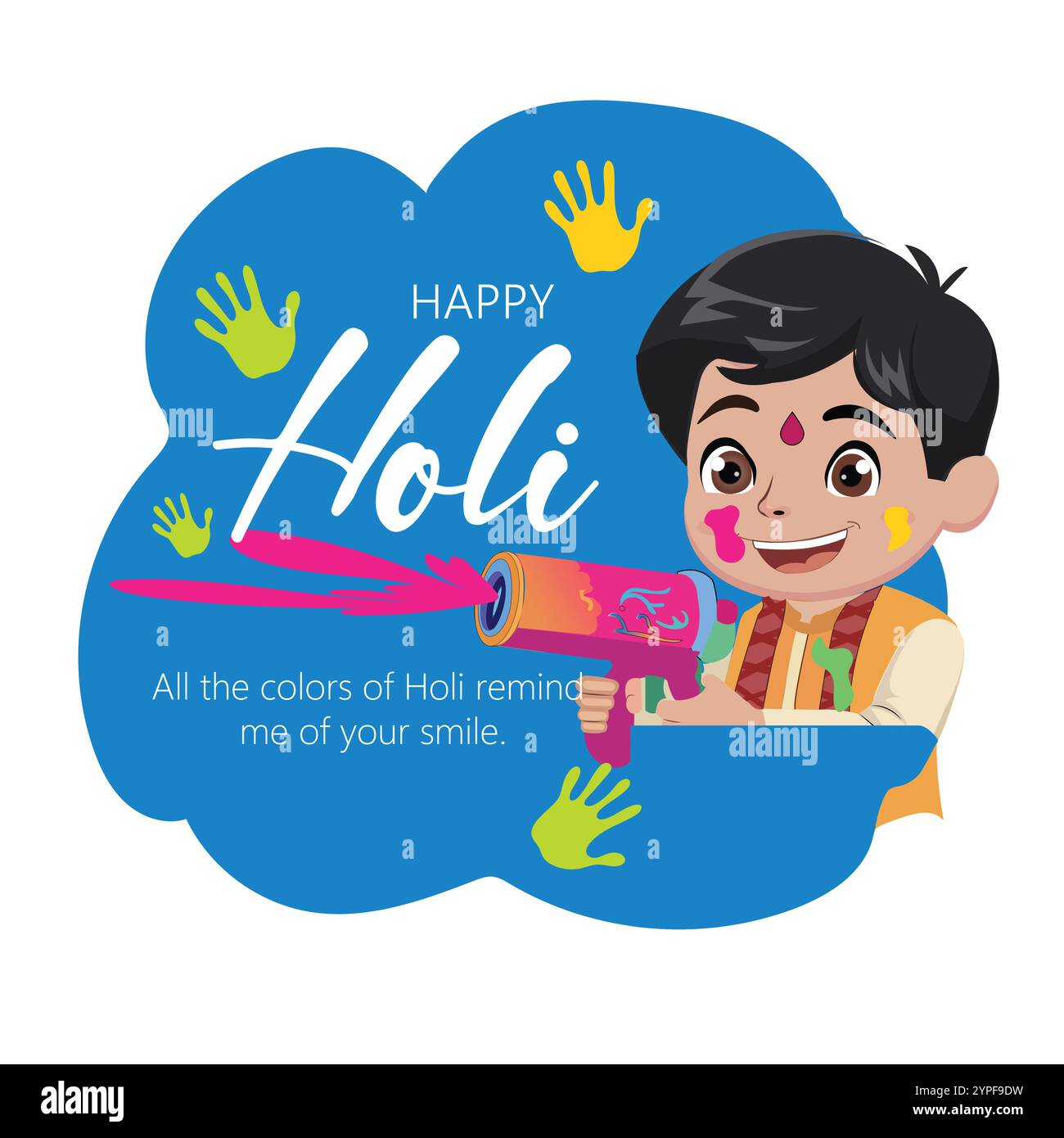 Holi pichkari water guns hi-res stock photography and images - Alamy