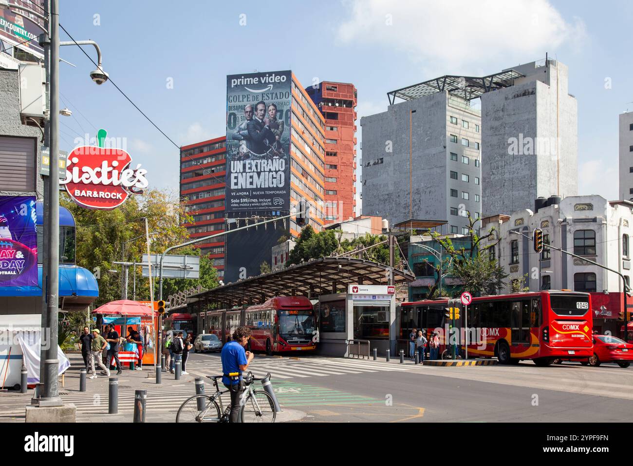 Sonora Bus Station on Av Insurgentes in Mexico City, Mexico Stock Photo ...