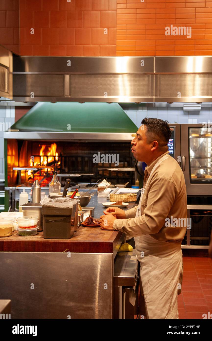 Maximo Restaurant Kitchen in Roma Norte, Mexico City, Mexico Stock ...