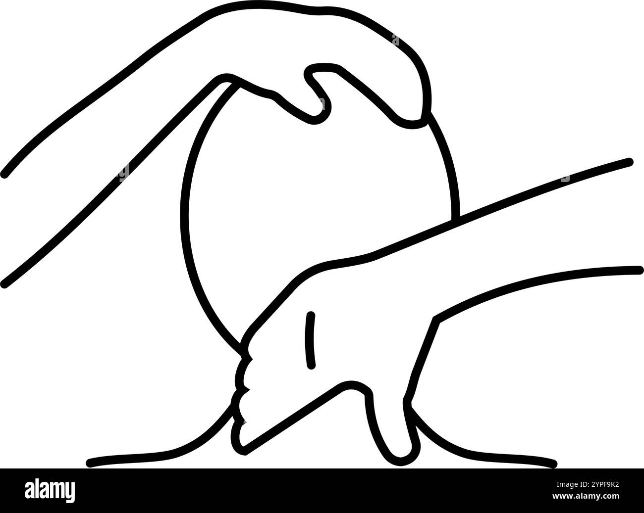 neck massage therapy line icon vector illustration Stock Vector Image ...