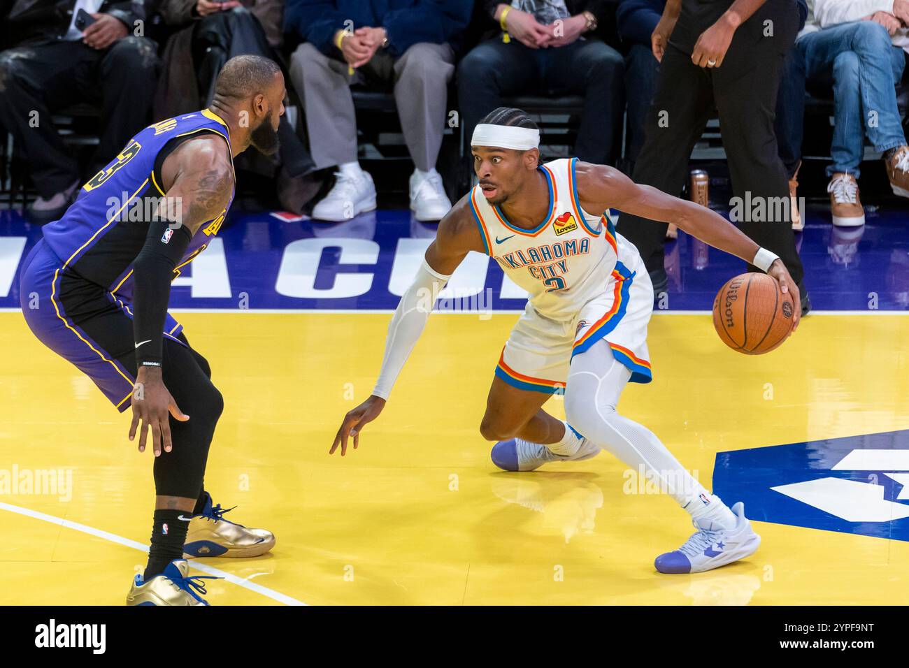 Shai gilgeous alexander thunder 2024 hi-res stock photography and ...