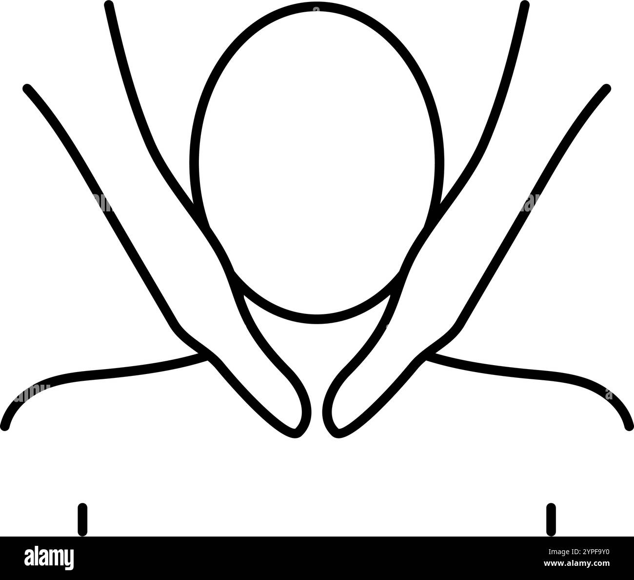 toes massage therapy line icon vector illustration Stock Vector Image ...