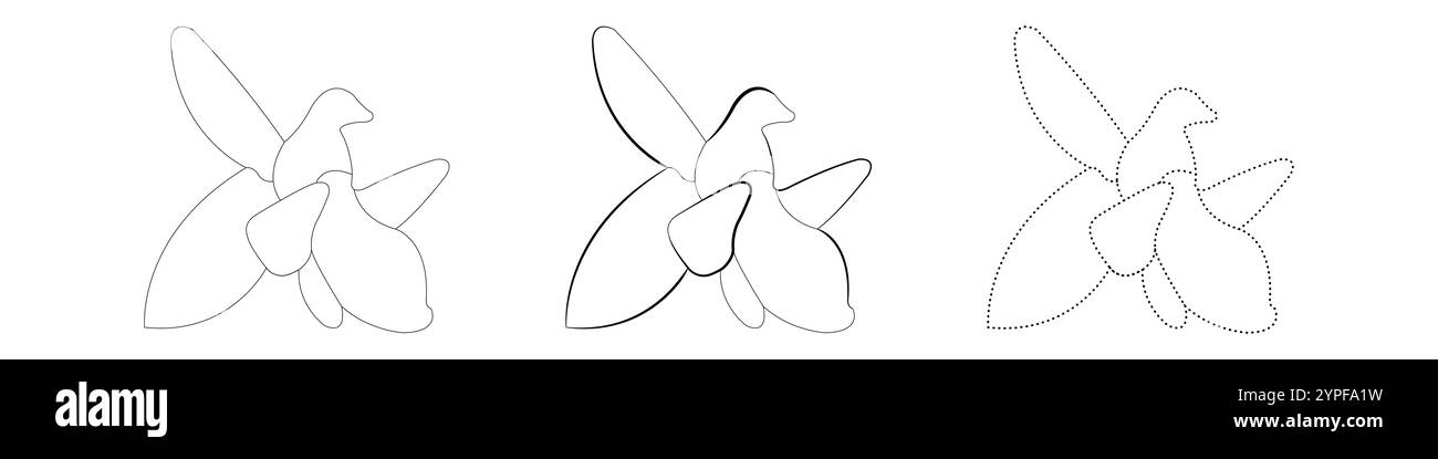 Bulbul flower Stock Vector Images - Alamy