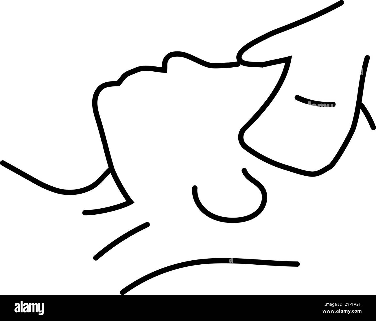 face massage therapy line icon vector illustration Stock Vector Image & Art - Alamy