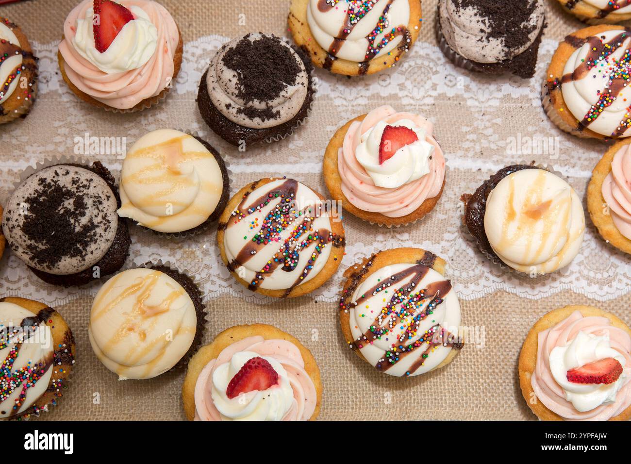 Top View of Freshly Baked Muffins – Muffin Background Stock Photo Stock ...