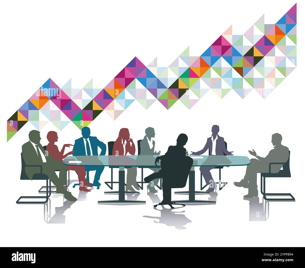 Meeting in a workshop Cut Out Stock Images & Pictures - Alamy