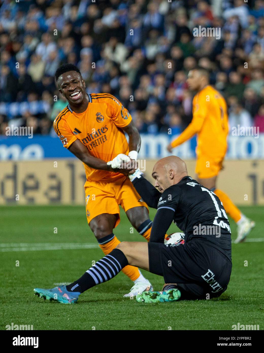 Leganés (Madrid), 11/24/2024. League match played at the Butarque ...