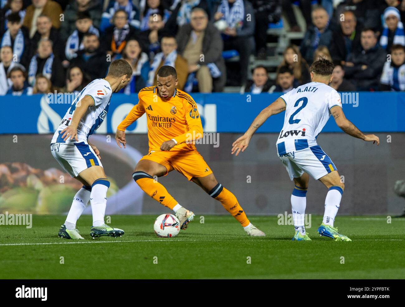 Leganés (Madrid), 11/24/2024. League match played at the Butarque ...