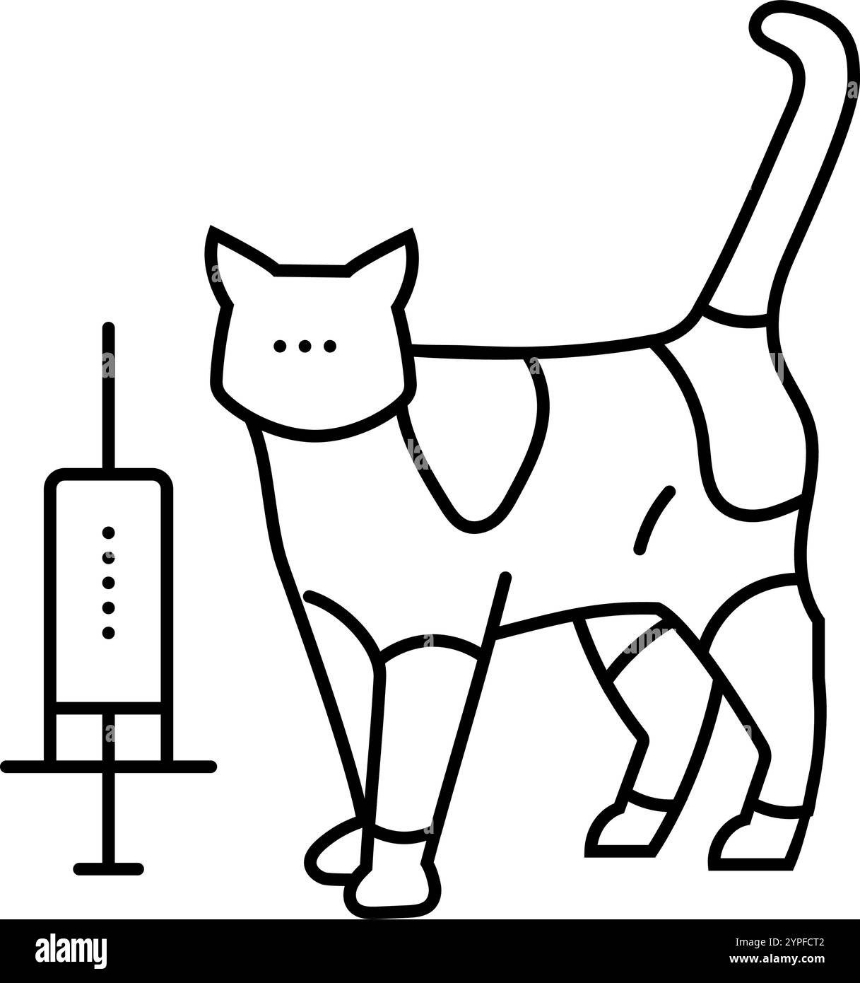 Cat mating Stock Vector Images - Alamy