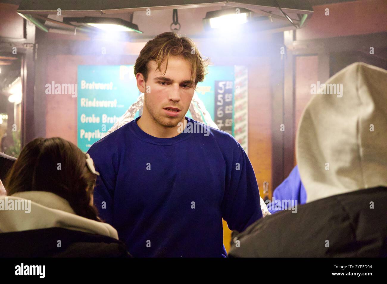 Frankfurt am Main, Germany. November 29, 2024. Handsome dude, at the ...