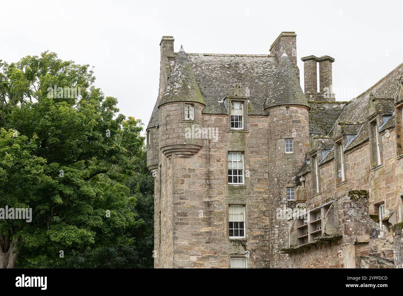 Kellie Castle Tower, Anstruther, Fife, Scotland, UK Stock Photo - Alamy