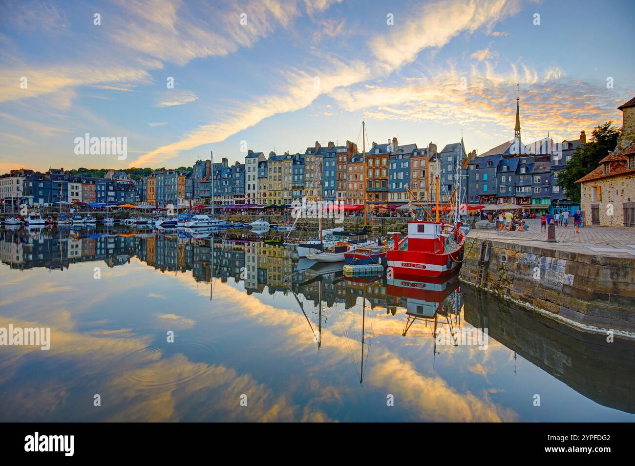 The Honfleur harbour, Normandy, France Stock Photo - Alamy