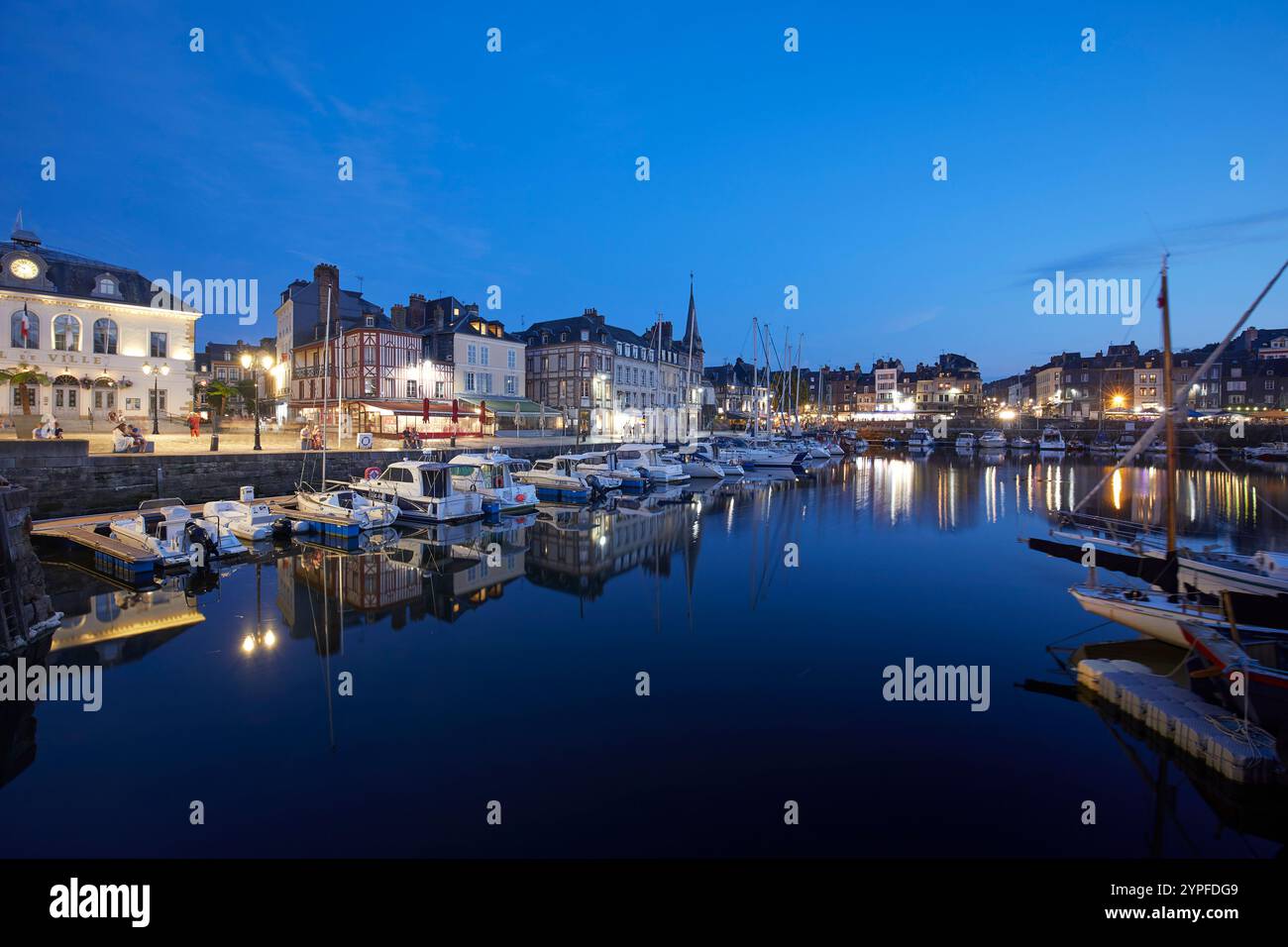 The Honfleur harbour, Normandy, France Stock Photo - Alamy