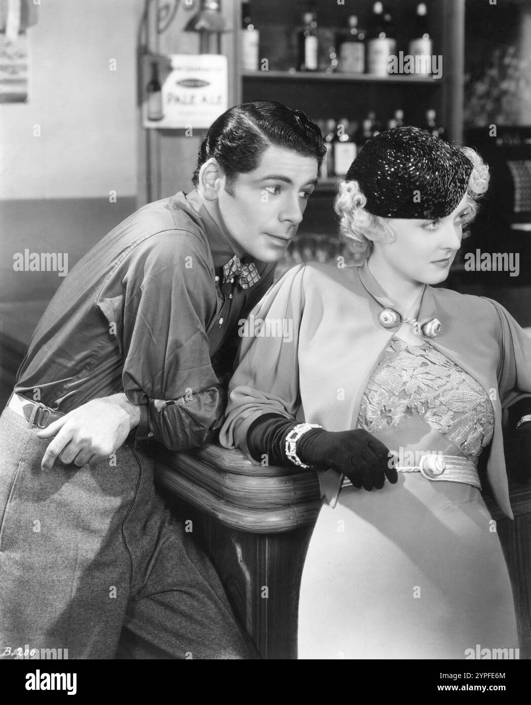 PAUL MUNI and BETTE DAVIS in a scene from BORDERTOWN 1935 Director ...