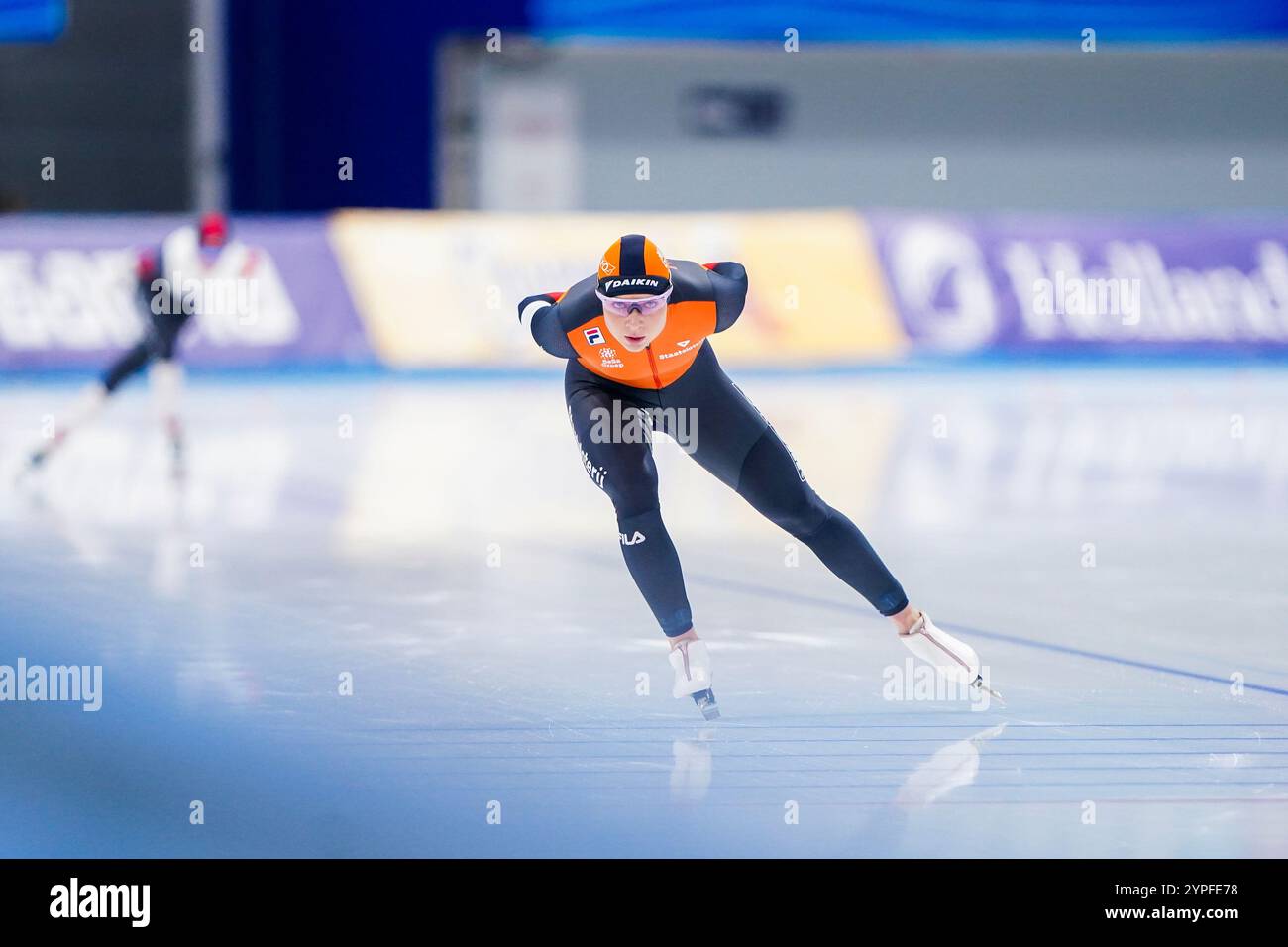 BEIJING, CHINA - NOVEMBER 30: Joy Beune competing on the Women's 3000m ...
