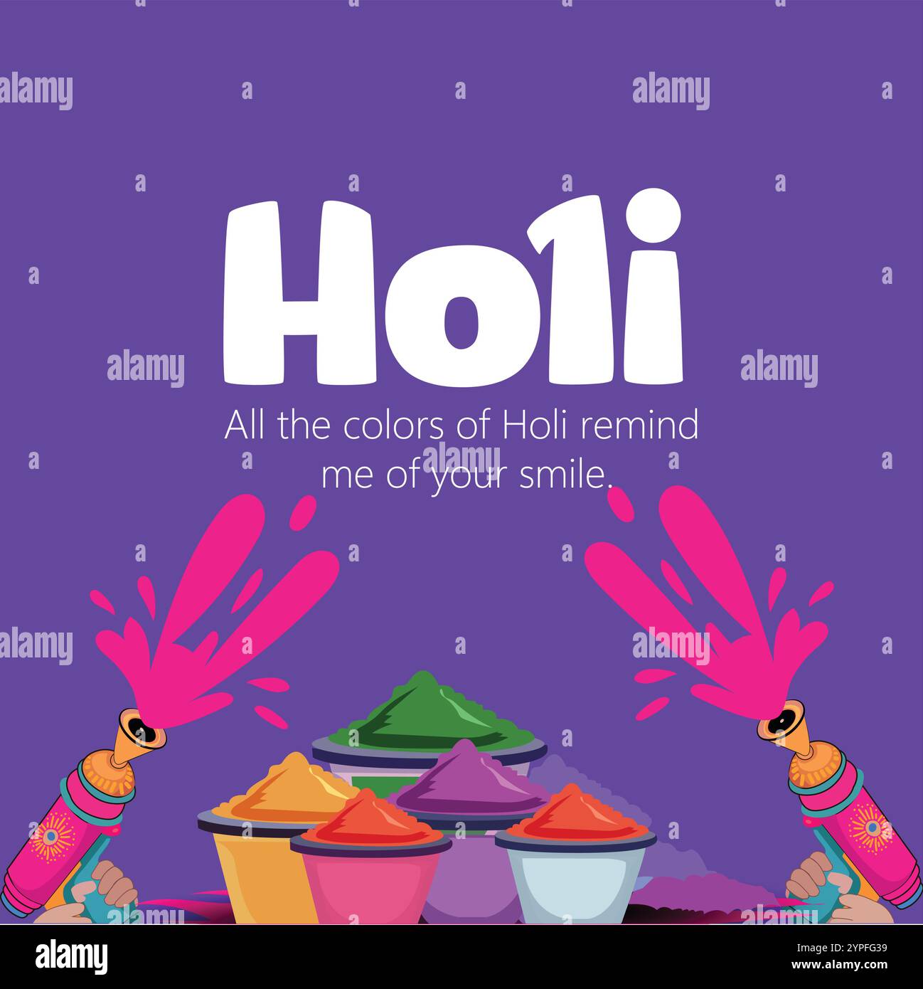 Holi pichkari water guns hi-res stock photography and images - Alamy
