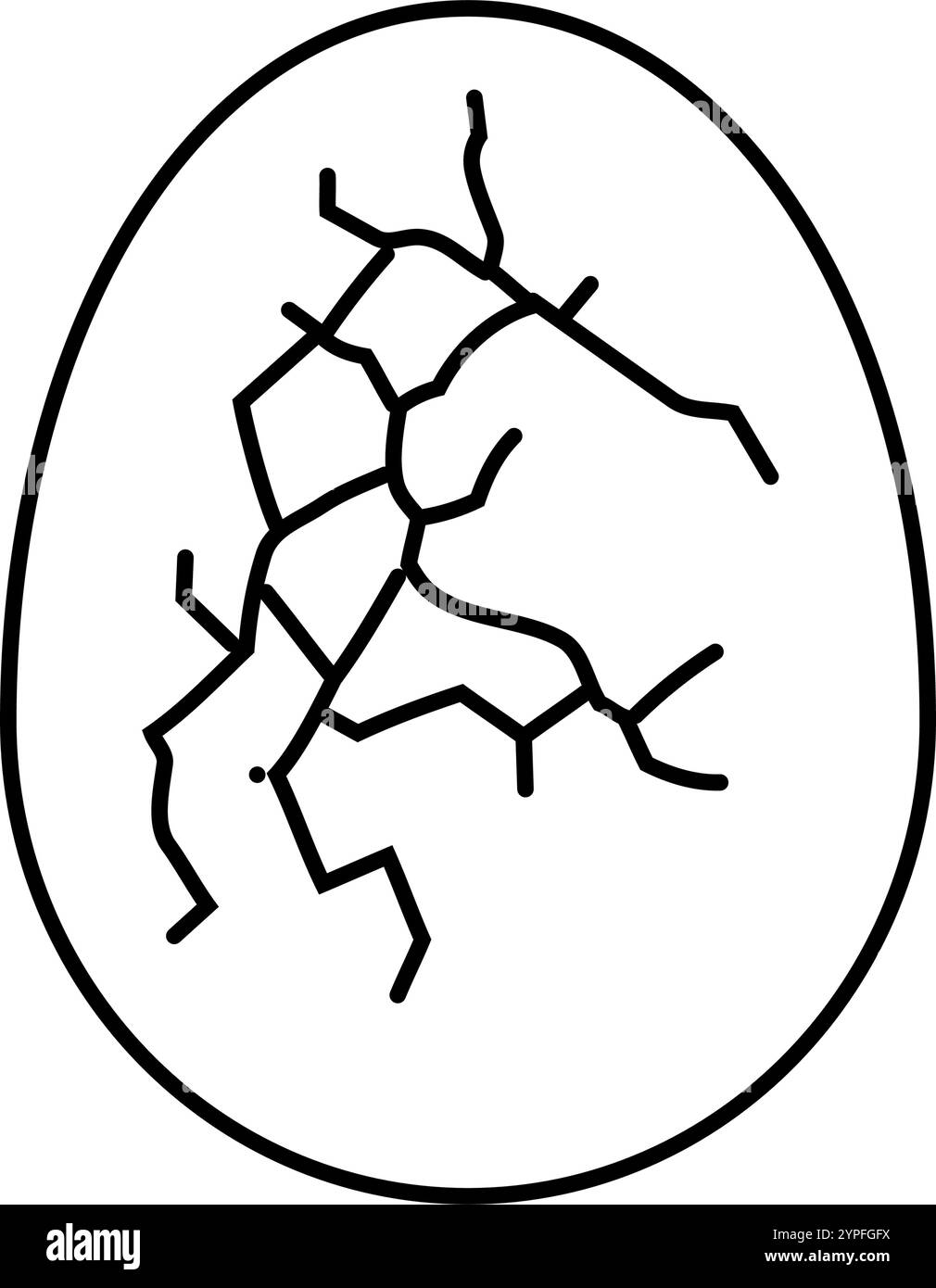 Eggshell crack Black and White Stock Photos & Images - Alamy