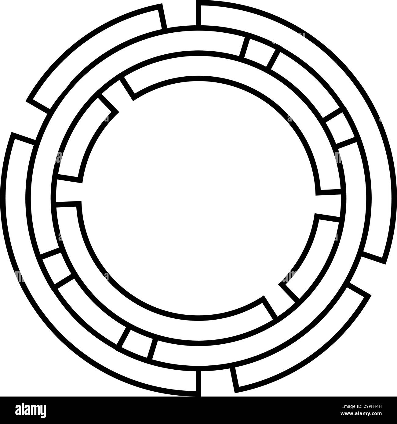 genome map genetic engineering line icon vector illustration Stock ...