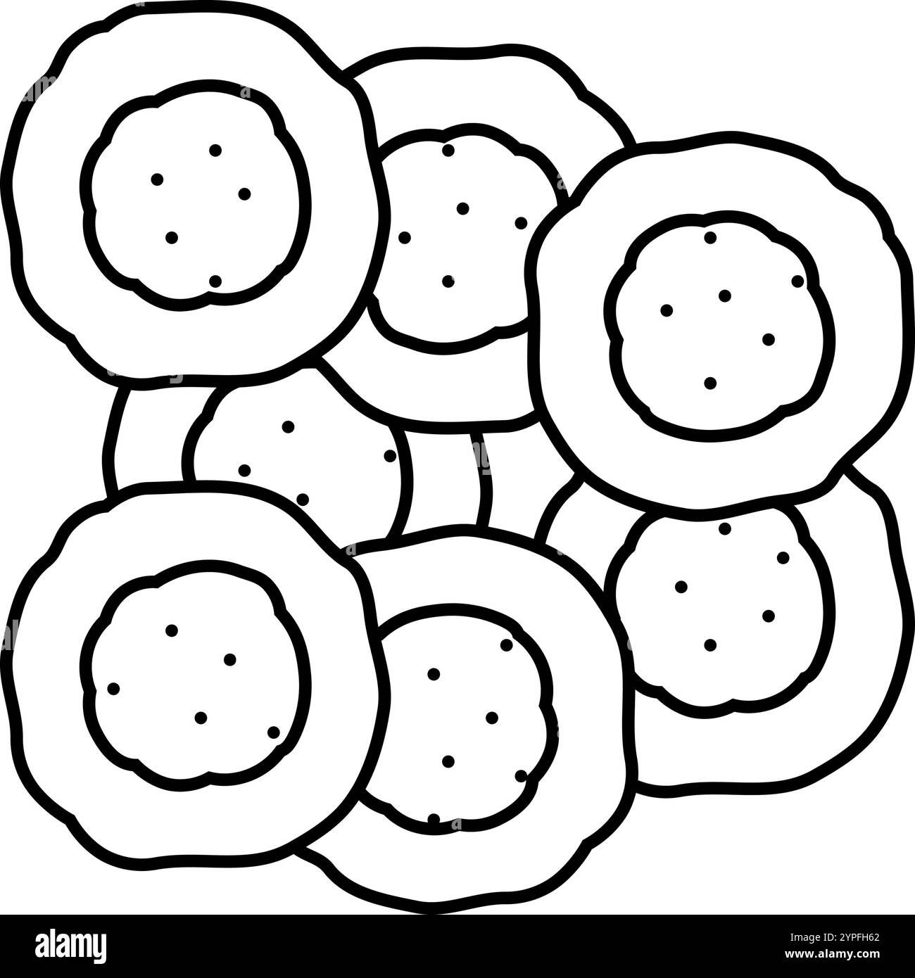 cells genetic engineering line icon vector illustration Stock Vector ...