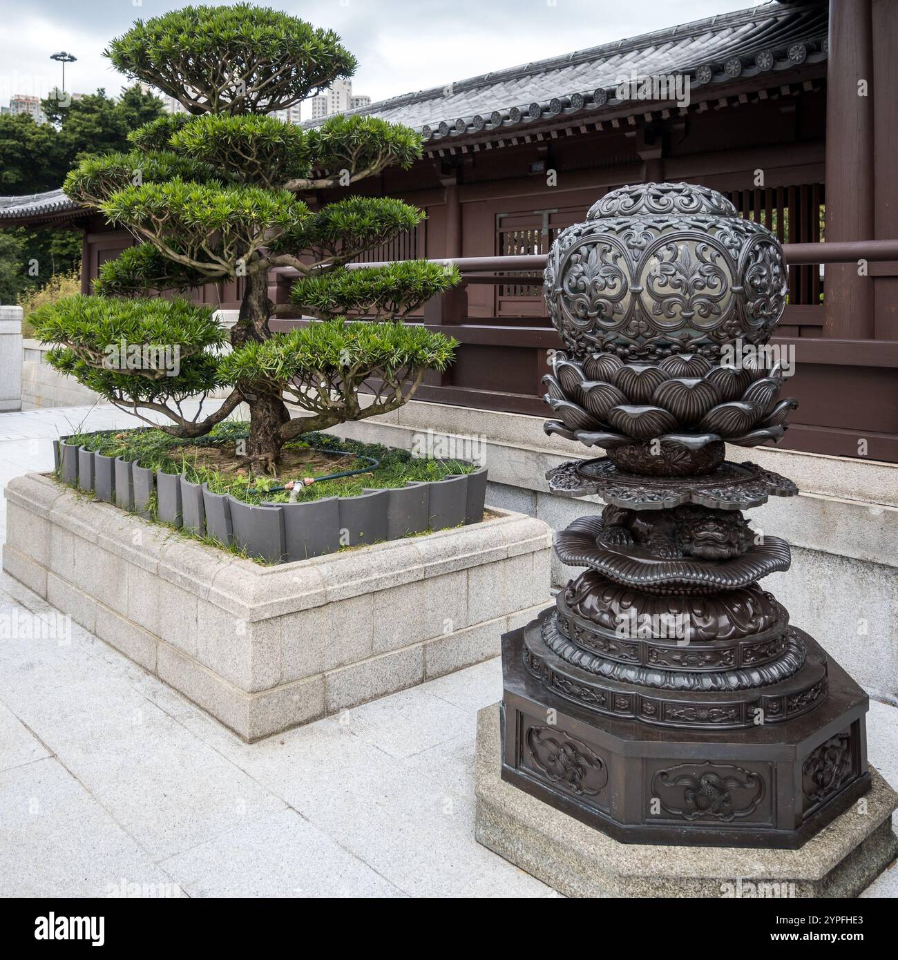 Lantern chi lin nunnery temple hi-res stock photography and images - Alamy