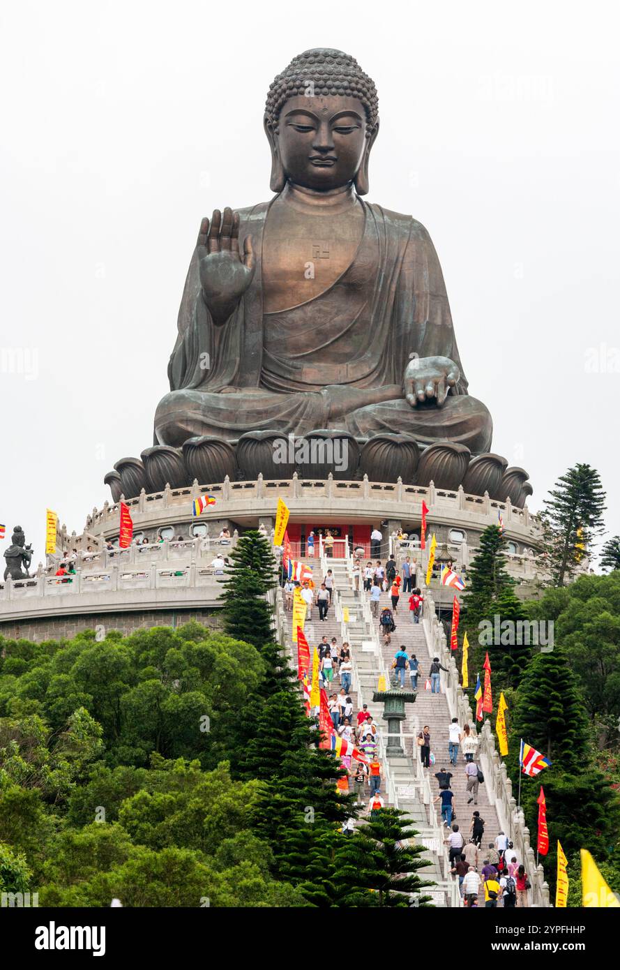 The Big Buddha is a large bronze statue of Buddha, completed in 1993 ...