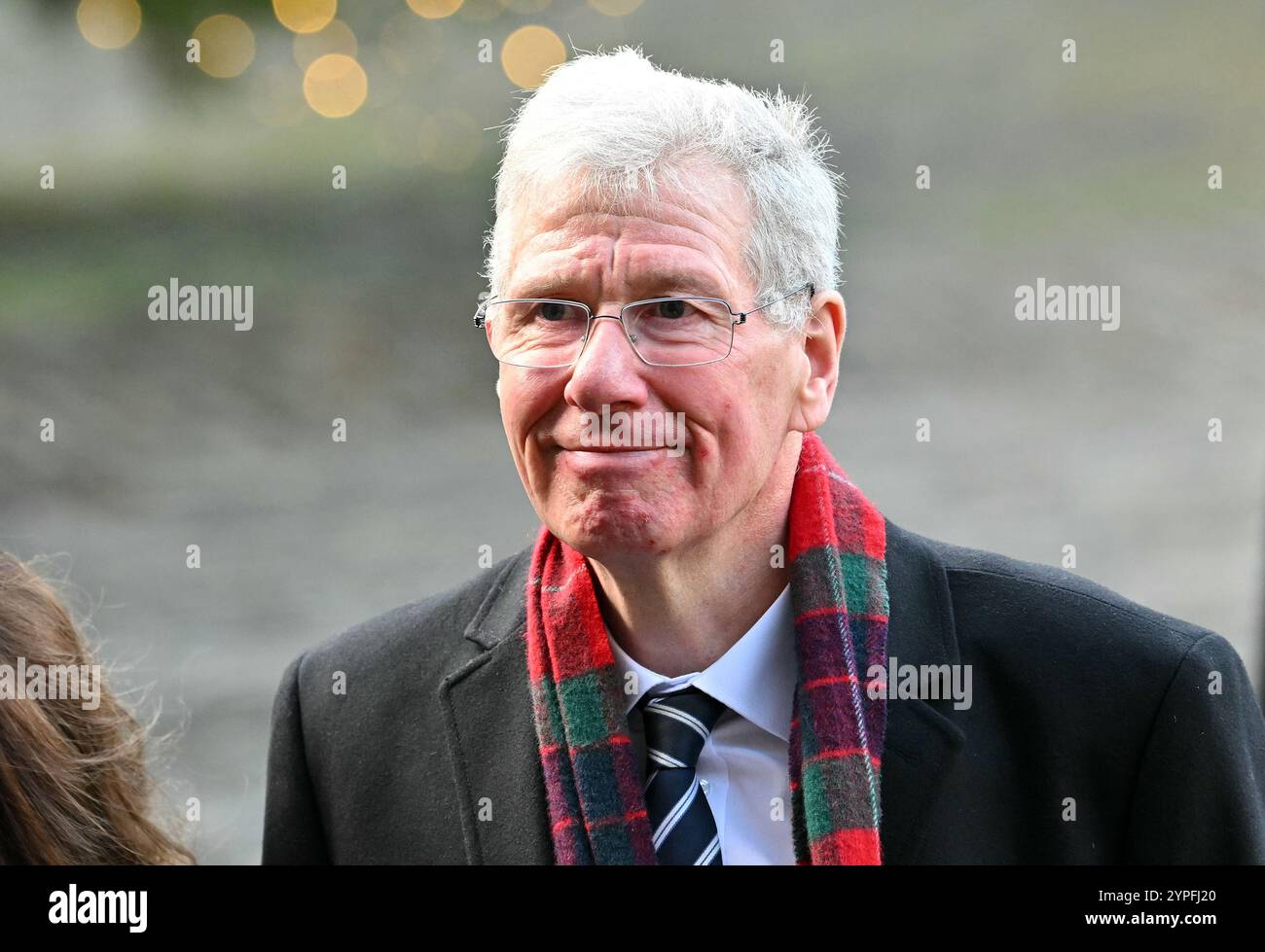 Kenny MacAskill arrives at St Giles Cathedral in Edinburgh, for the ...