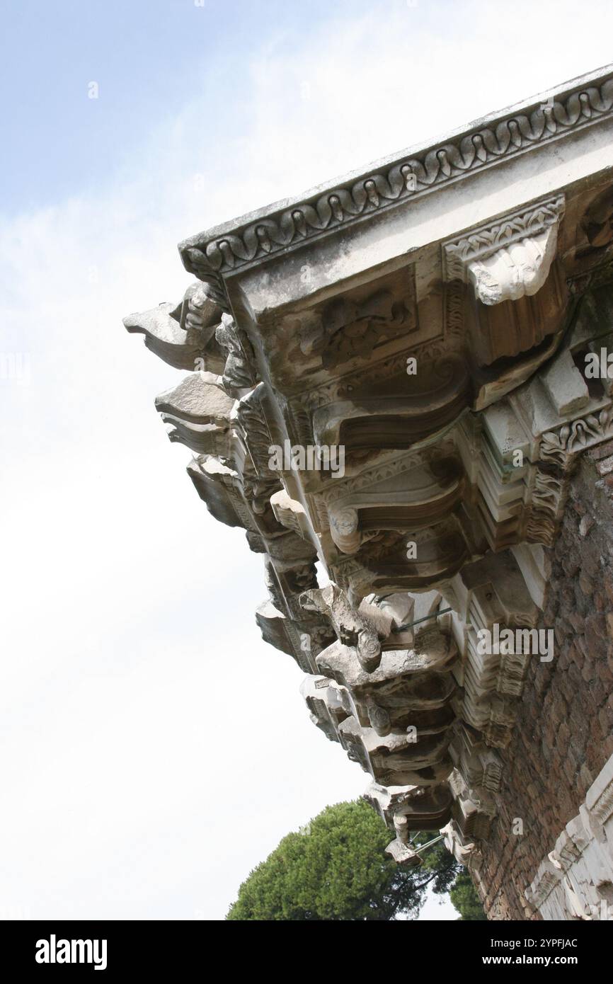 Roman architechture in Ostio Antica. Ostia Antica was an ancient Roman ...