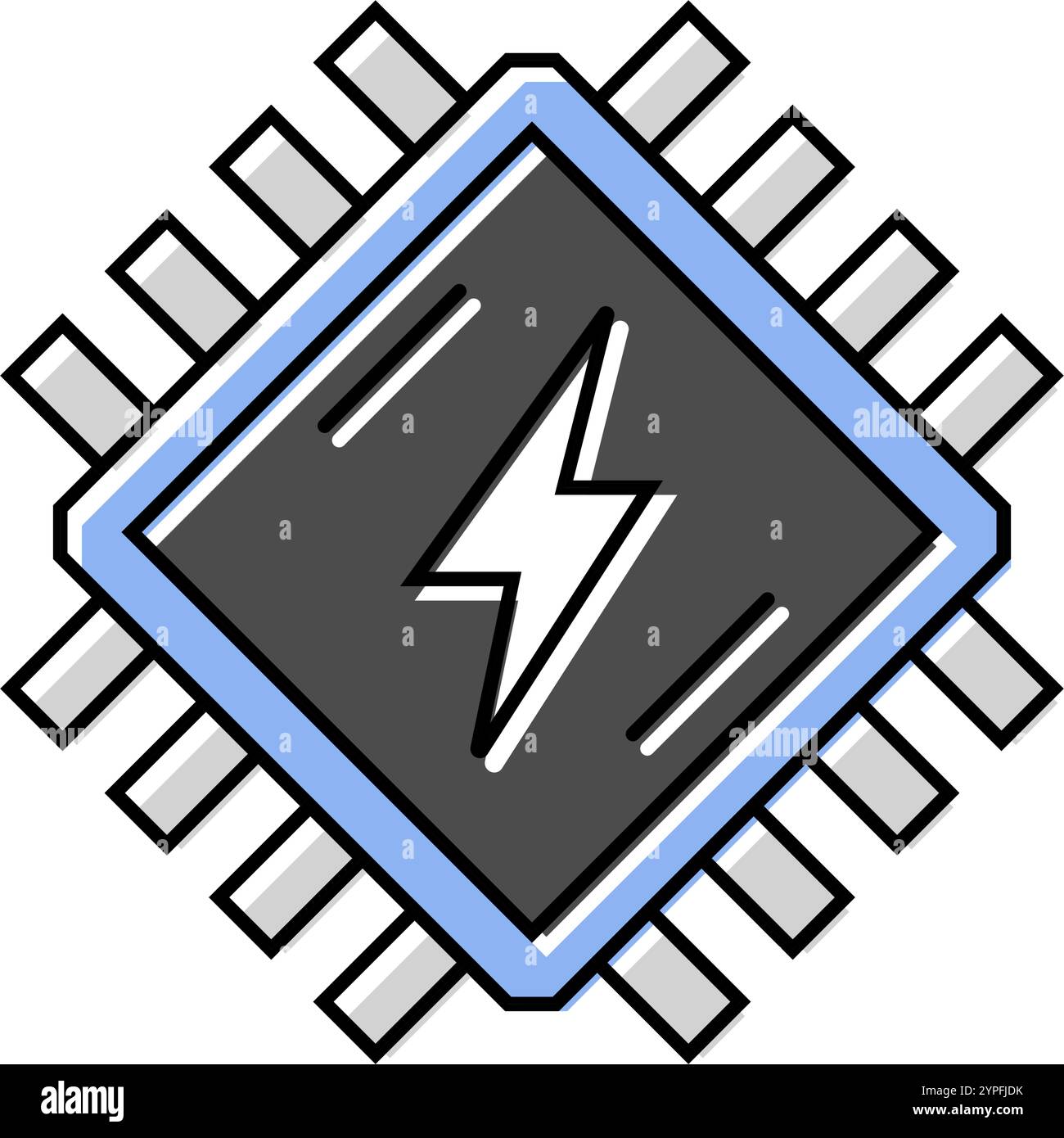 nano battery color icon vector illustration Stock Vector Image & Art ...