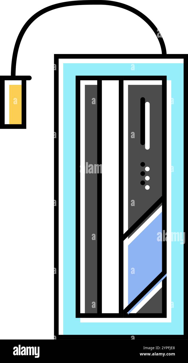 graphene battery color icon vector illustration Stock Vector Image ...