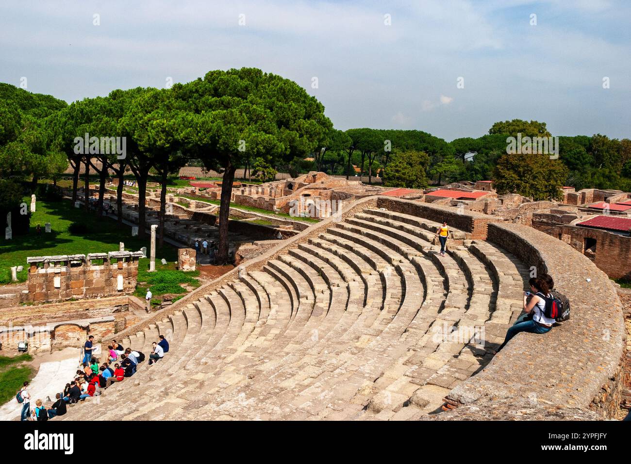 The theatre was built during the reign of Augustus at the end of the ...