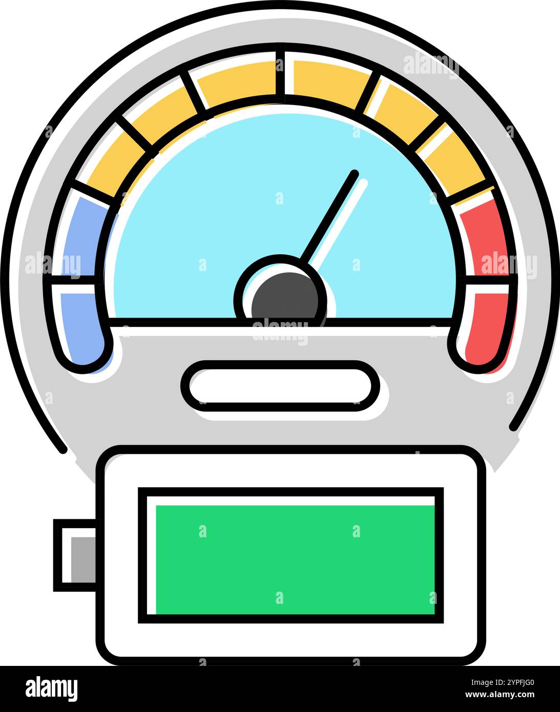 battery components color icon vector illustration Stock Vector Image ...