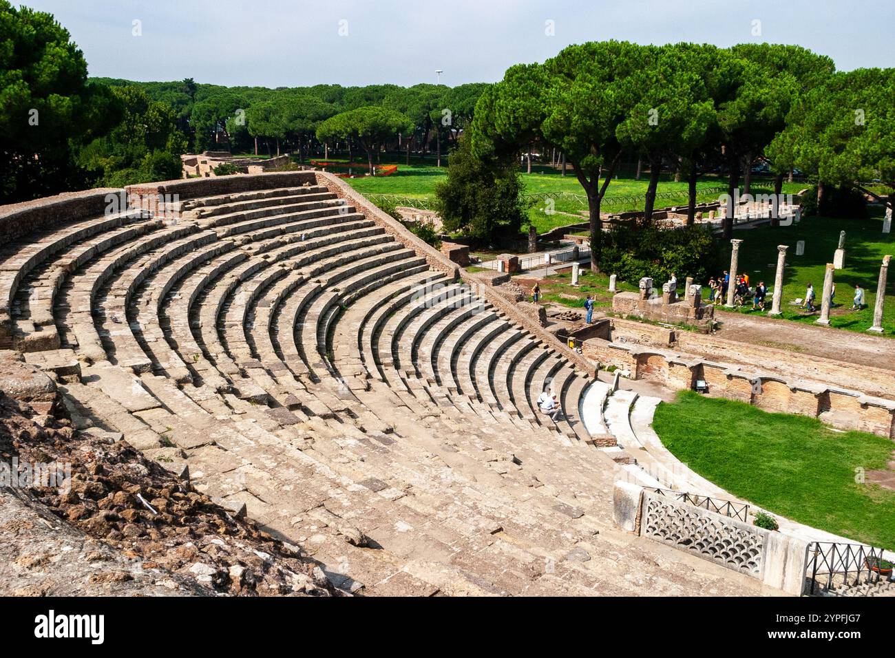 The theatre was built during the reign of Augustus at the end of the ...