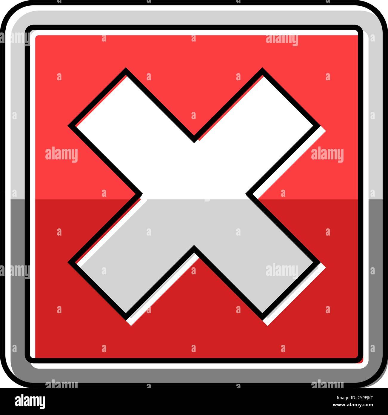 close button color icon vector illustration Stock Vector Image & Art ...