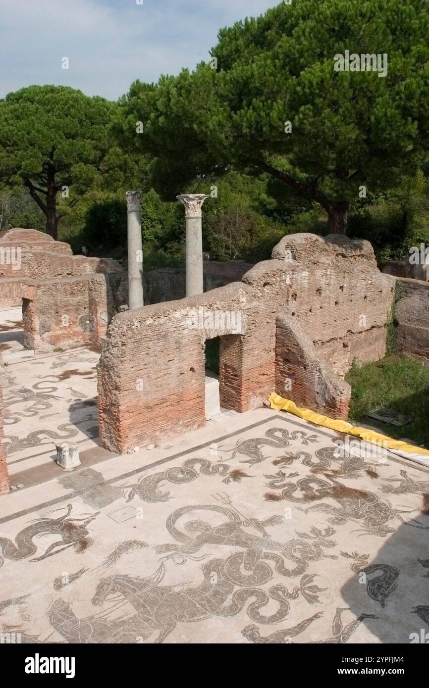 Ostia Antica was an ancient Roman city and the port of Rome located at ...