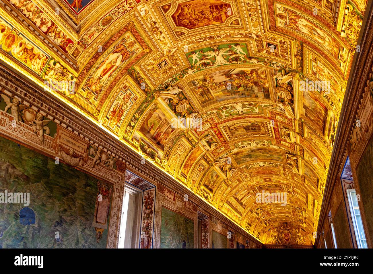 The Gallery of Maps a gallery located in the Vatican containing a ...