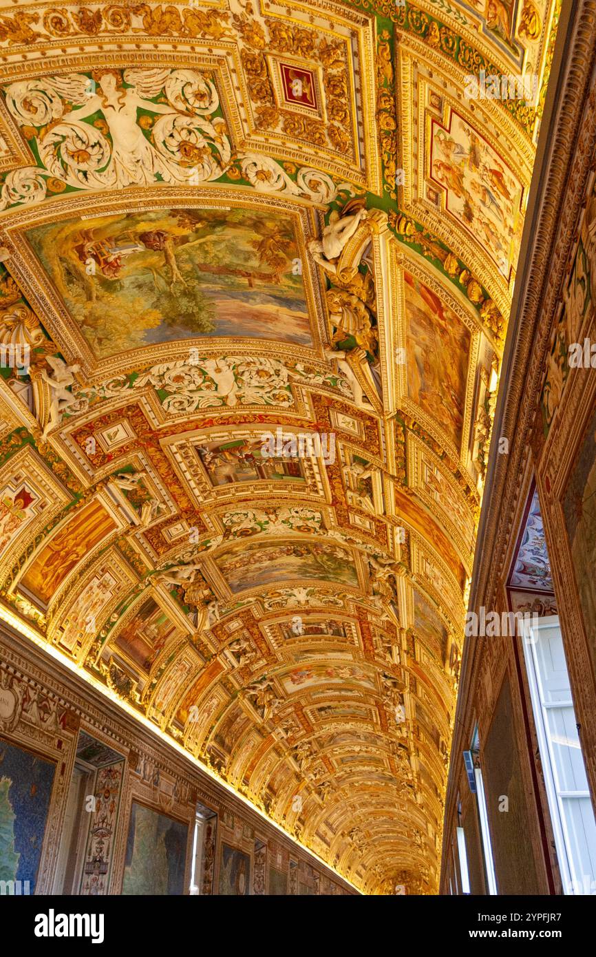 The Gallery of Maps a gallery located in the Vatican containing a ...