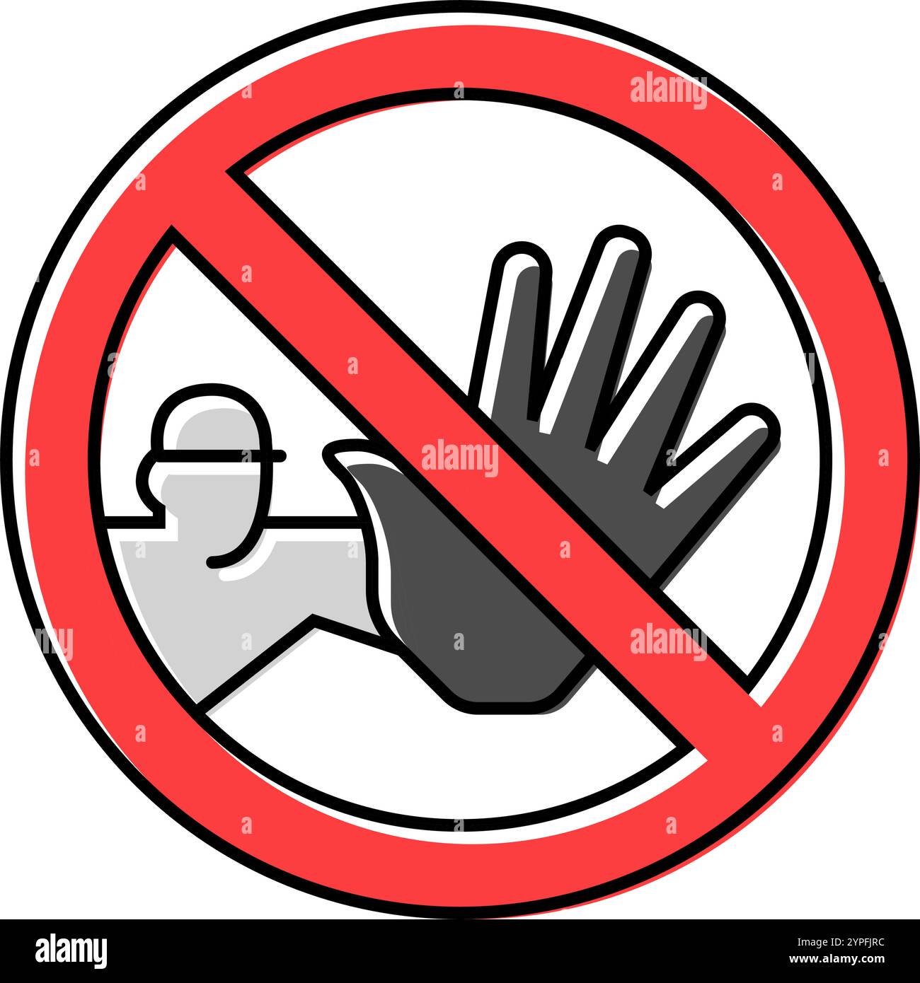no access color icon vector illustration Stock Vector Image & Art - Alamy
