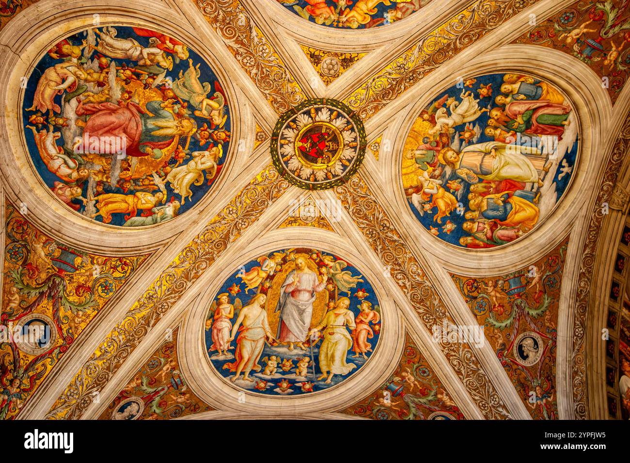 The four rooms known as the Raphael Rooms were painted by Raphael and ...