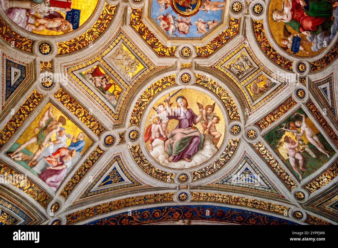 The four rooms known as the Raphael Rooms were painted by Raphael and ...