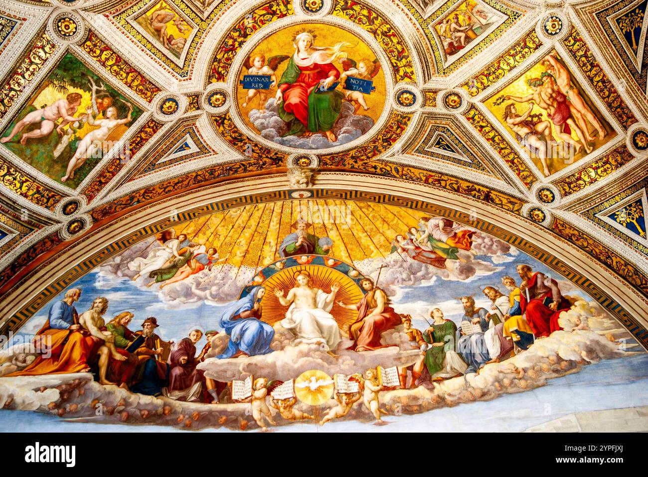 The four rooms known as the Raphael Rooms were painted by Raphael and ...