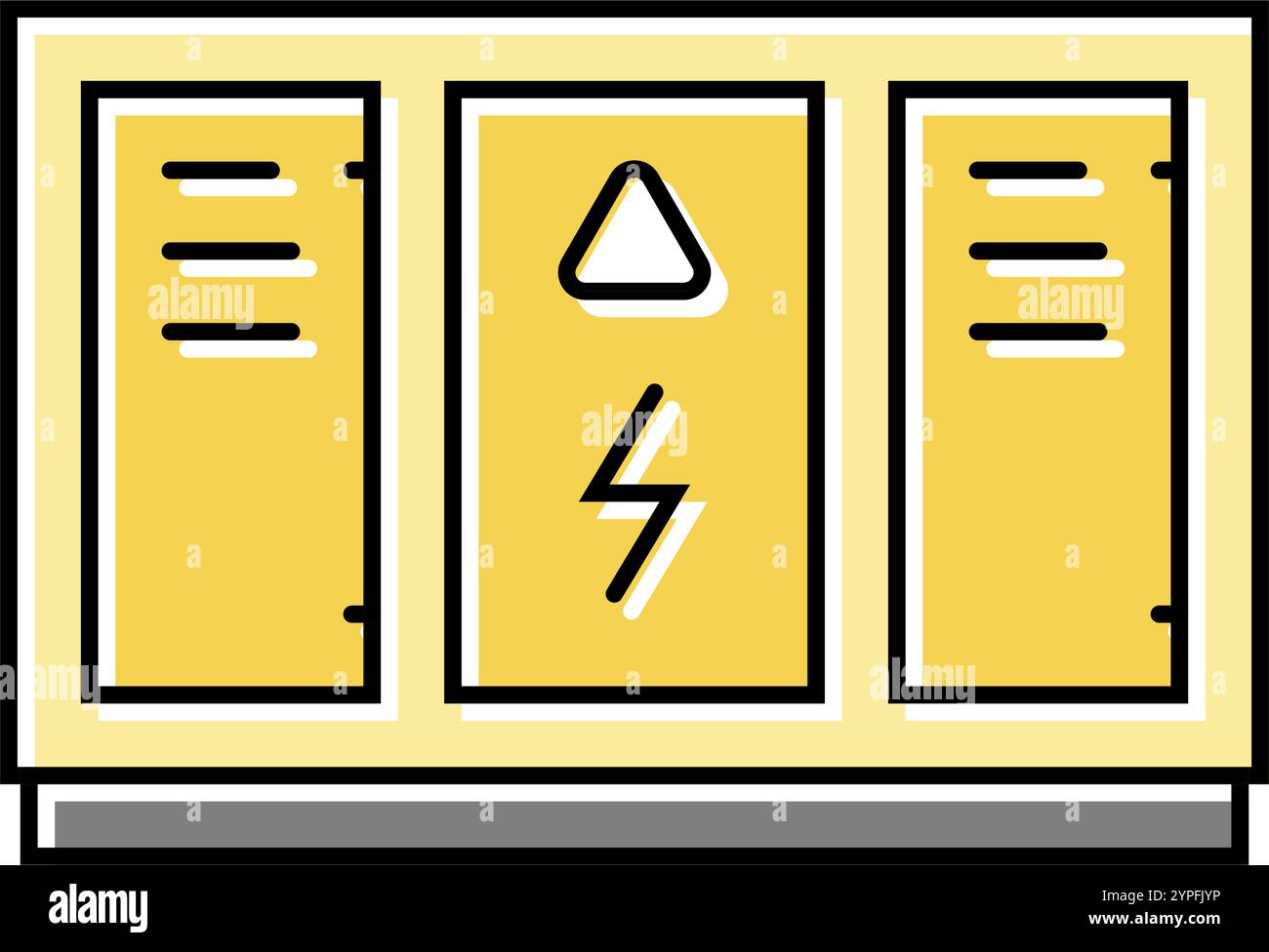 grid storage energy color icon vector illustration Stock Vector Image ...