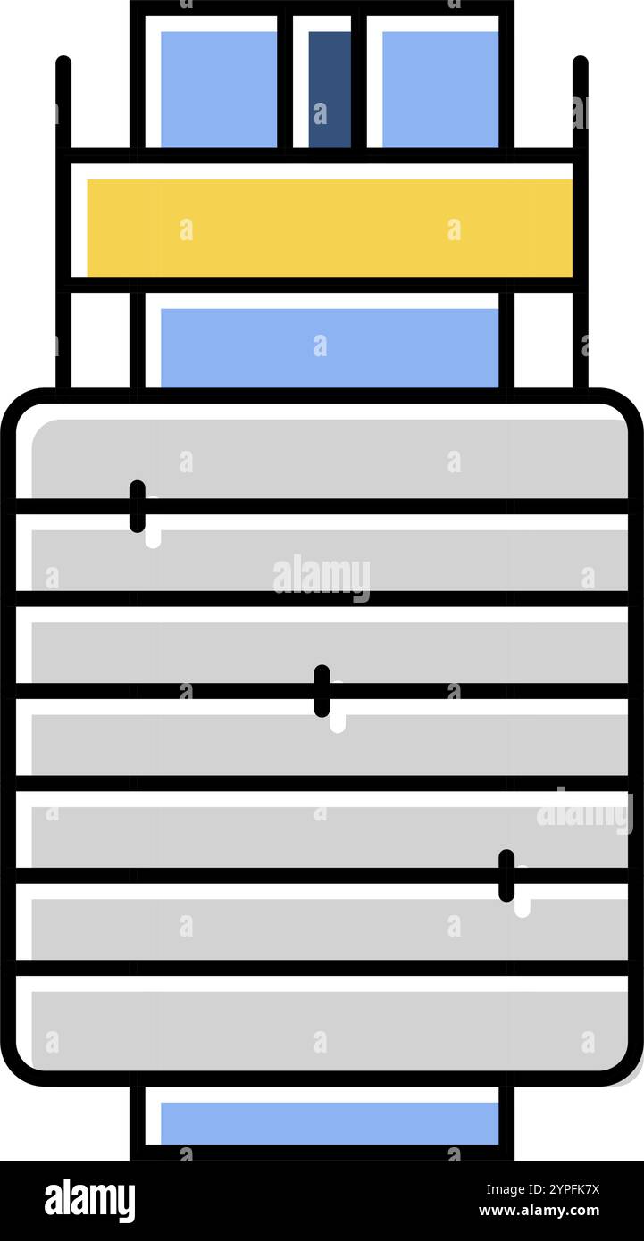 grid balancing energy color icon vector illustration Stock Vector Image ...