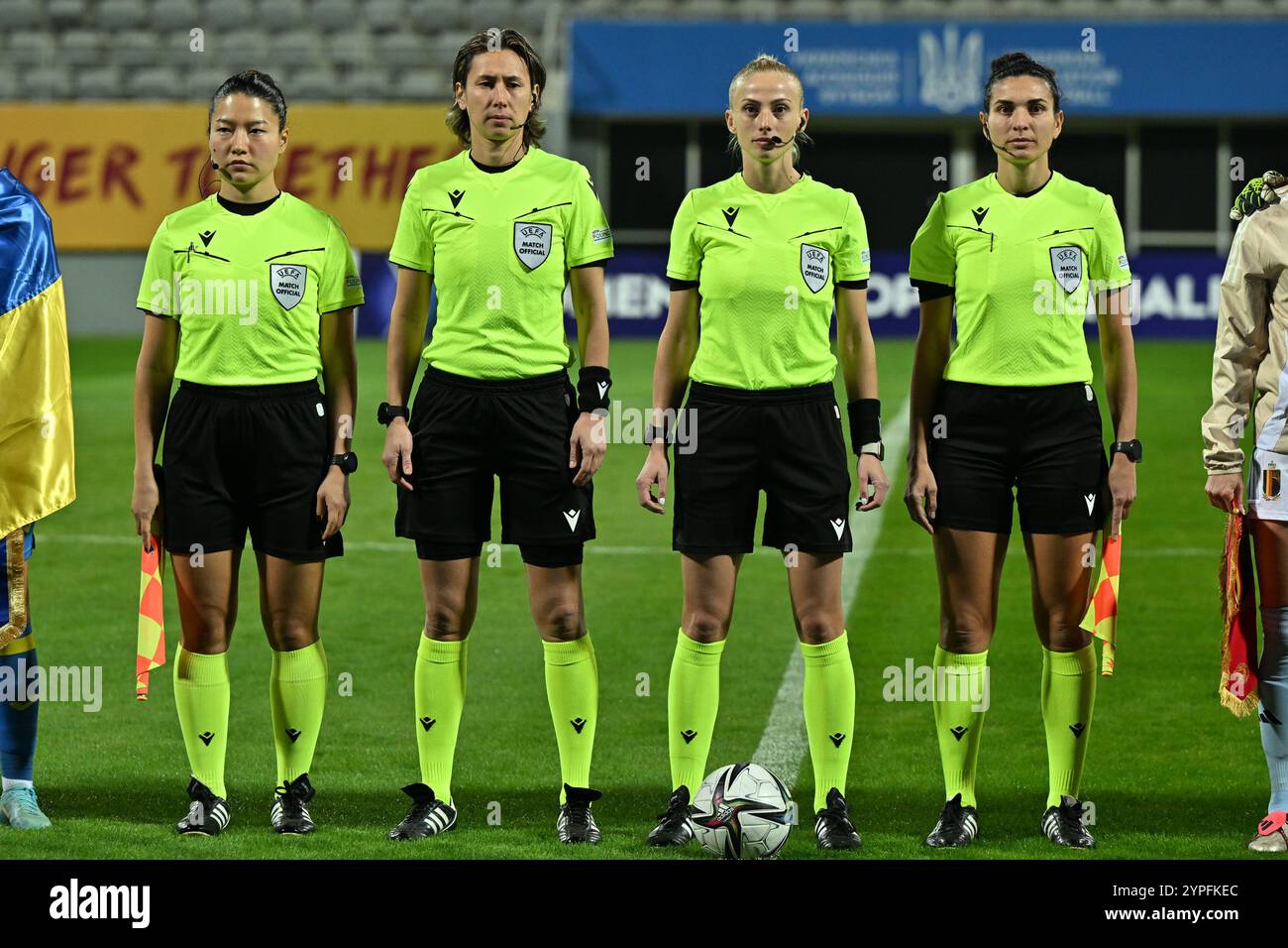 Antalya, Turkey. 29th Nov, 2024. referees pictured with Assistant ...