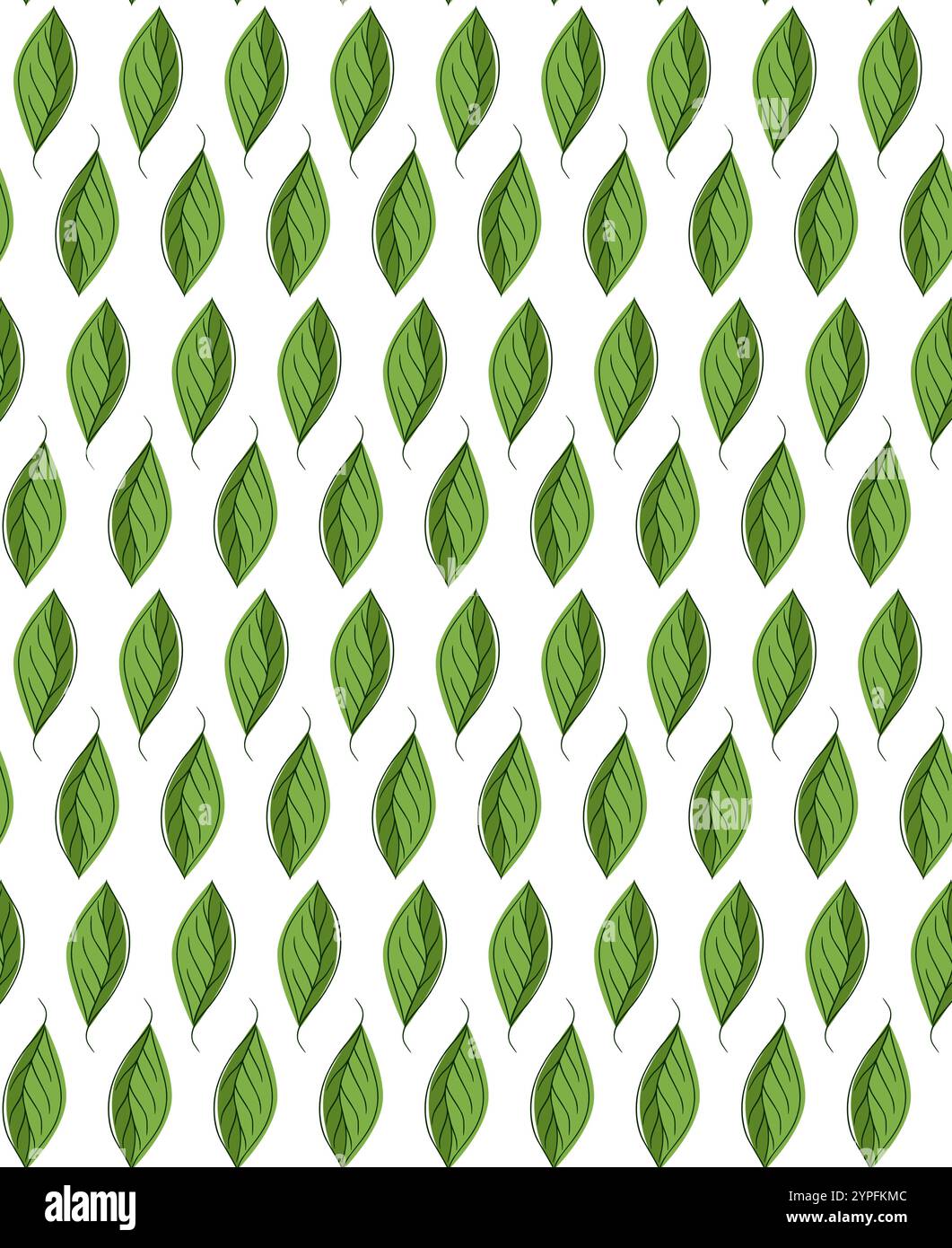 Decorative ornamental seamless spring pattern. vector graphic line ...