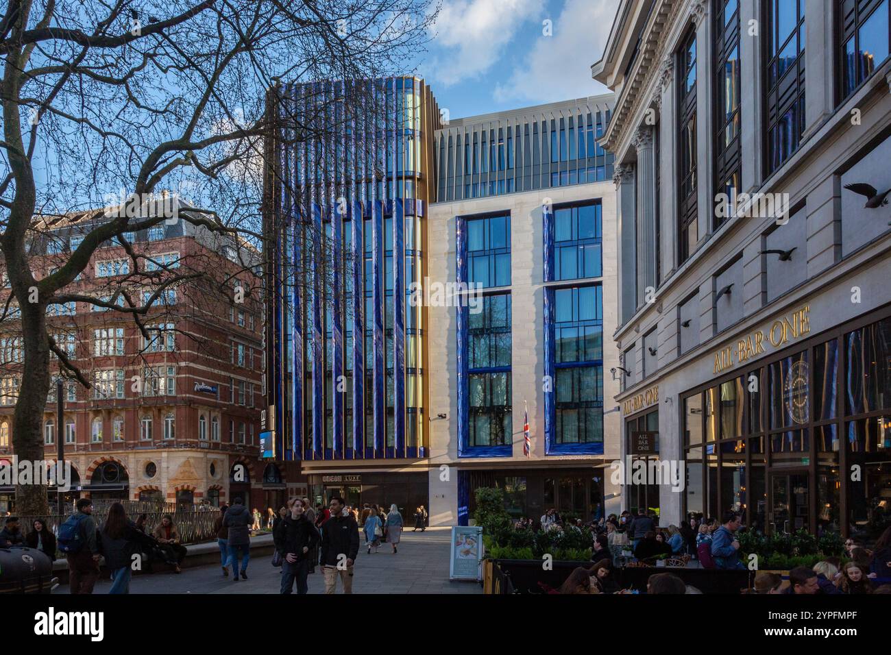 The Londoner Hotel and Odeon Cinema, Leicester Square, London Stock ...