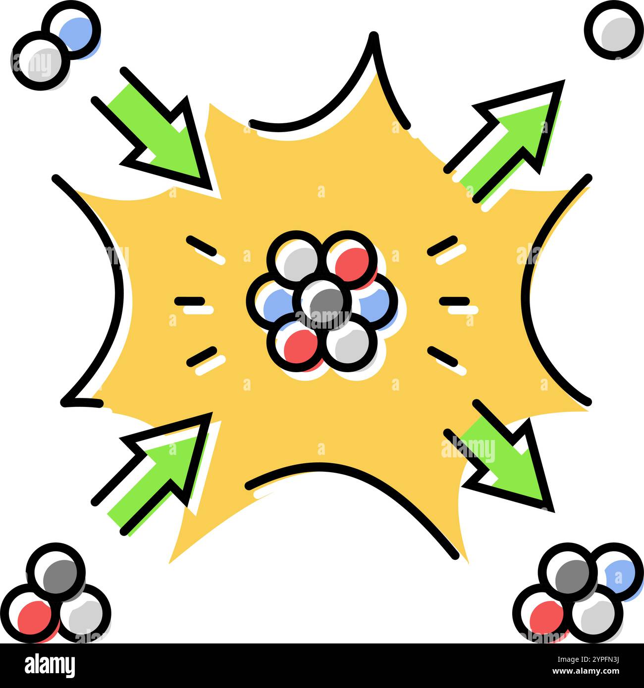 Nuclear fusion diagram hi-res stock photography and images - Alamy