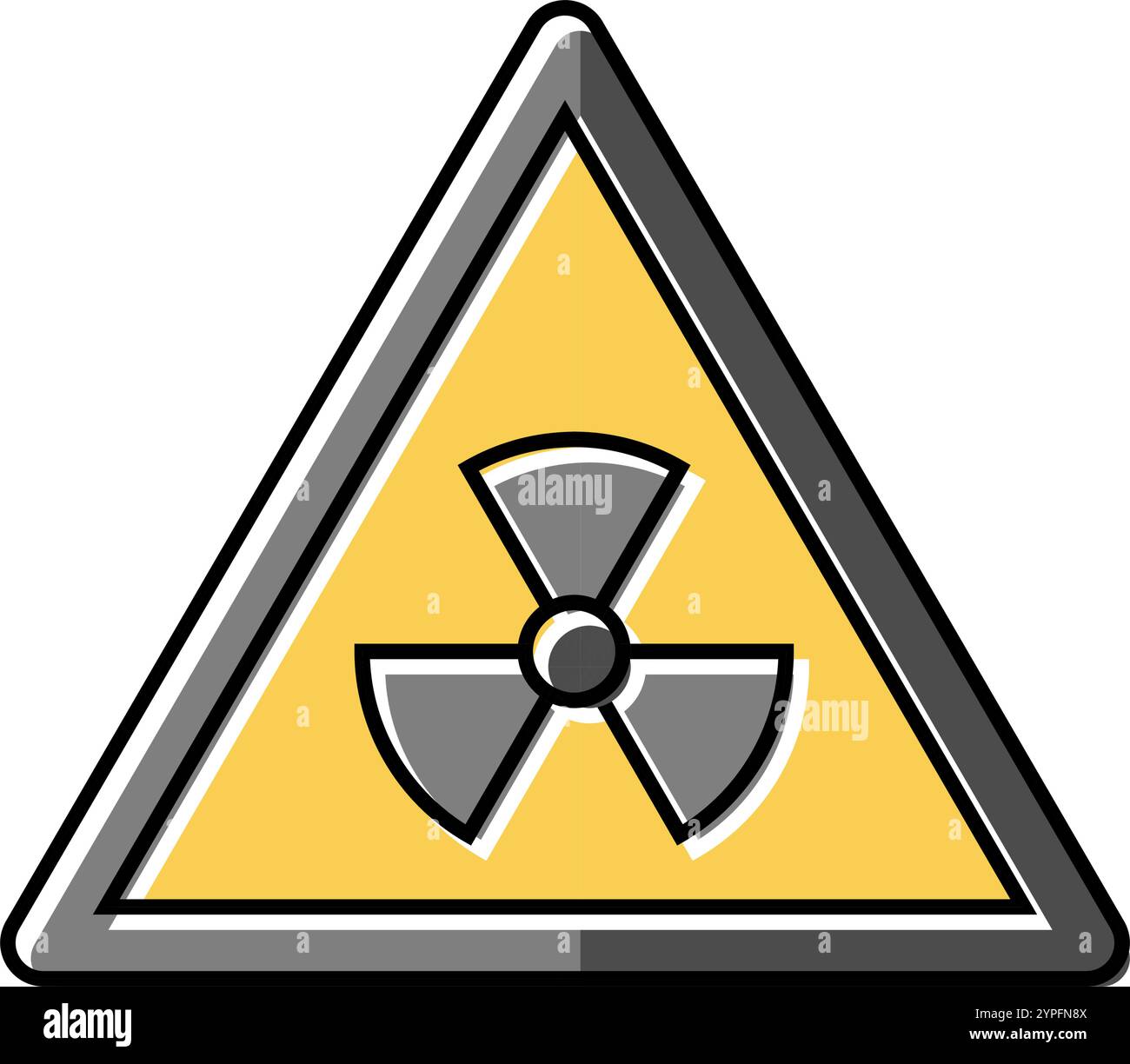 safety nuclear energy color icon vector illustration Stock Vector Image ...